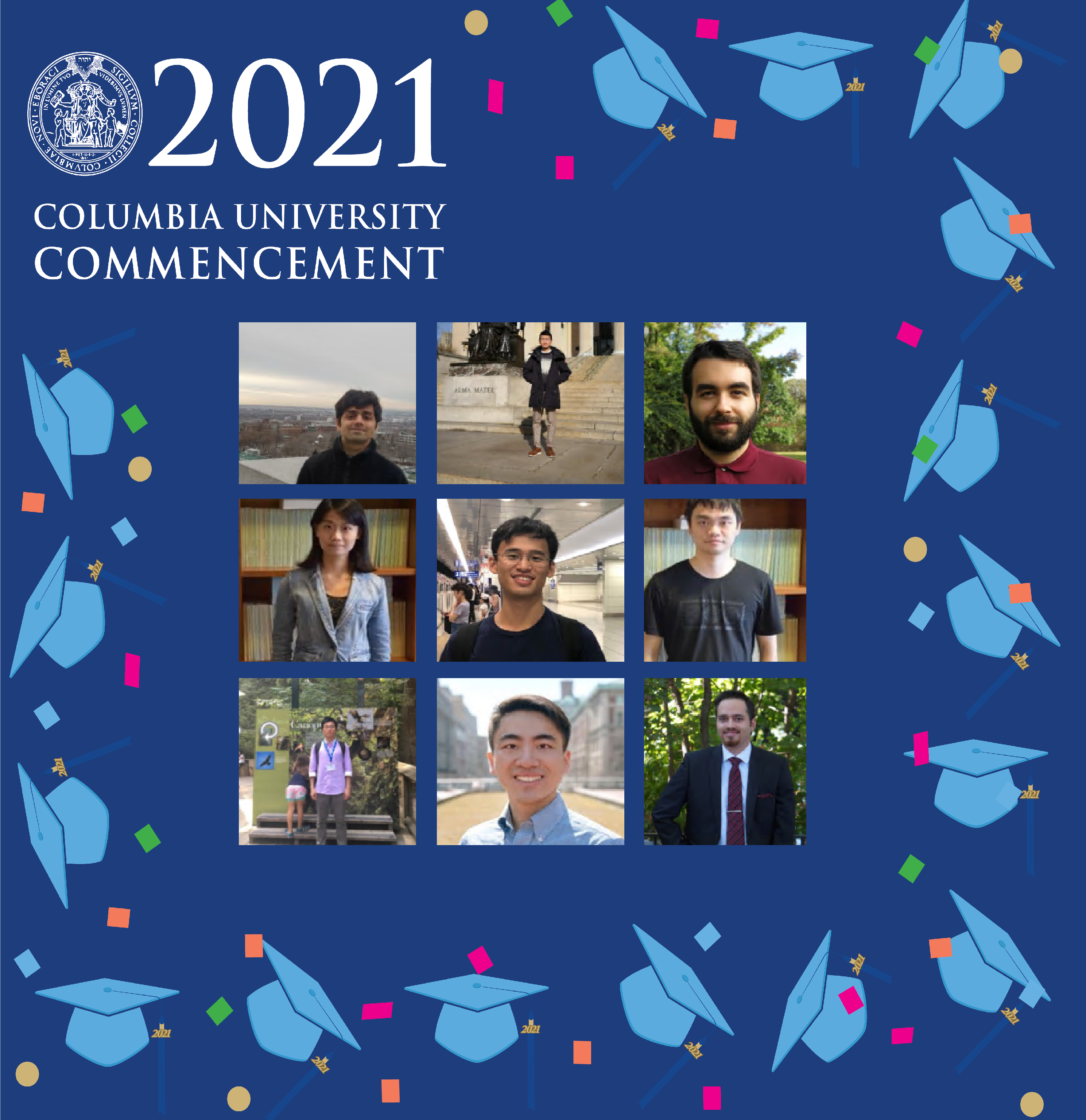 Department of Statistics - Congratulations to our 2021 Ph.D. Graduates!